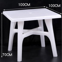 110cm Foldable Plastic Round table - Haideplastic.com