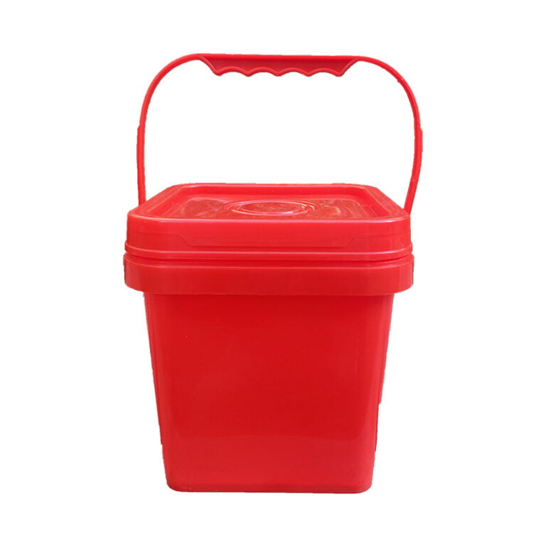2 Liter Square Plastic Bucket With Different Color - Haideplastic.com